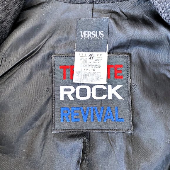 Versace | Jackets & Coats | Poison Fallen Angel Rhinestone Versace ...